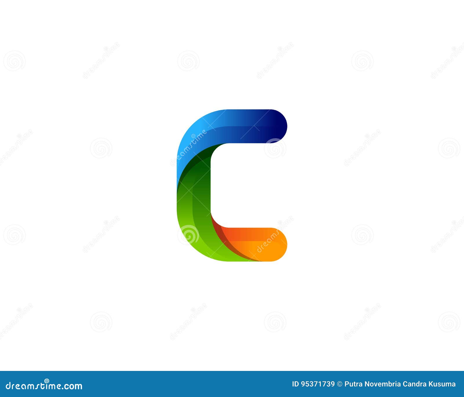 Colorful Letter Icon Logo Design Element Stock Vector - Illustration of ...