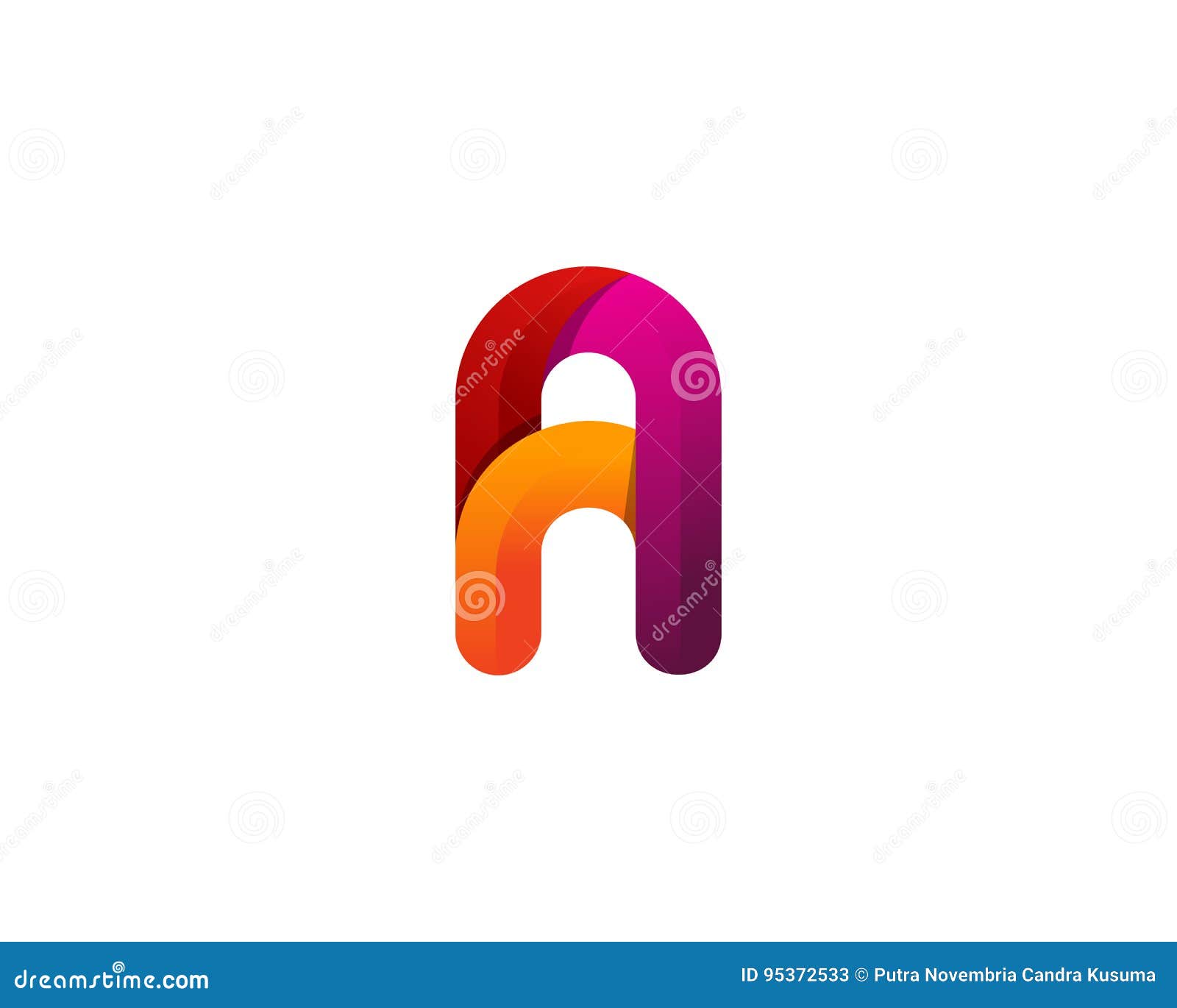 Colorful Letter Icon Logo Design Element Stock Vector - Illustration of ...