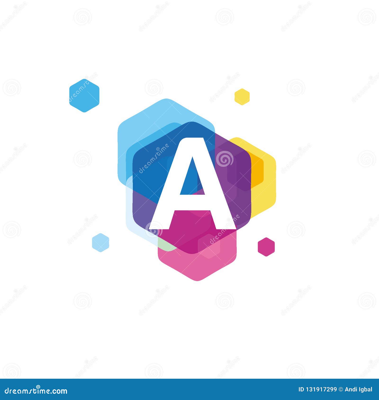 Colorful of Letter a Logo Design Concept, Modern Initial Logo Template ...