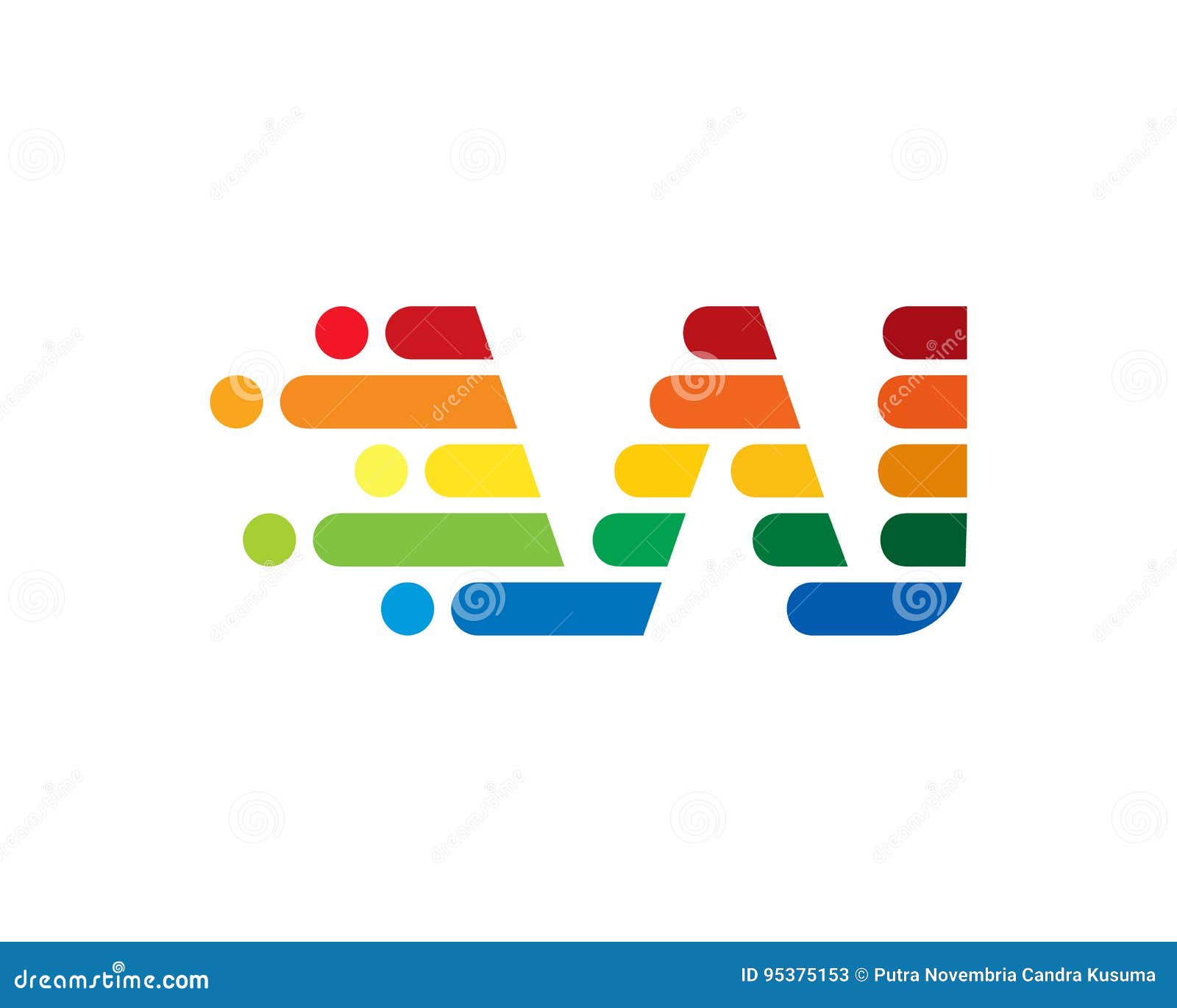 Colorful Letter Speed Pixel Icon Logo Design Element Stock Vector ...