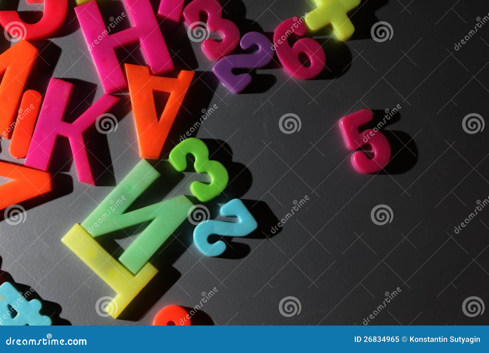 Colorful letters stock image. Image of type, abstract - 26834965