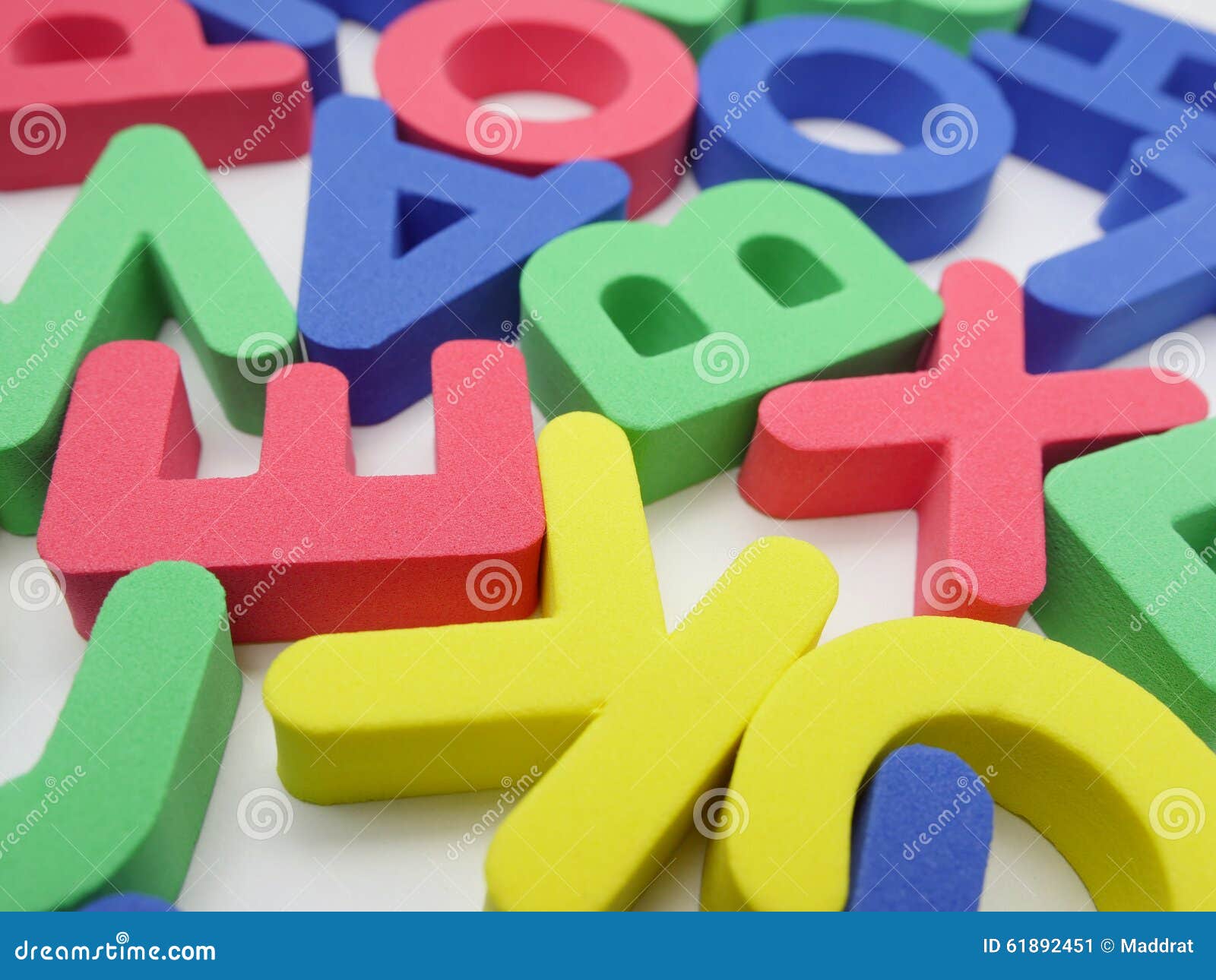 Colorful Letters Background Stock Image - Image of heap, blue: 61892451
