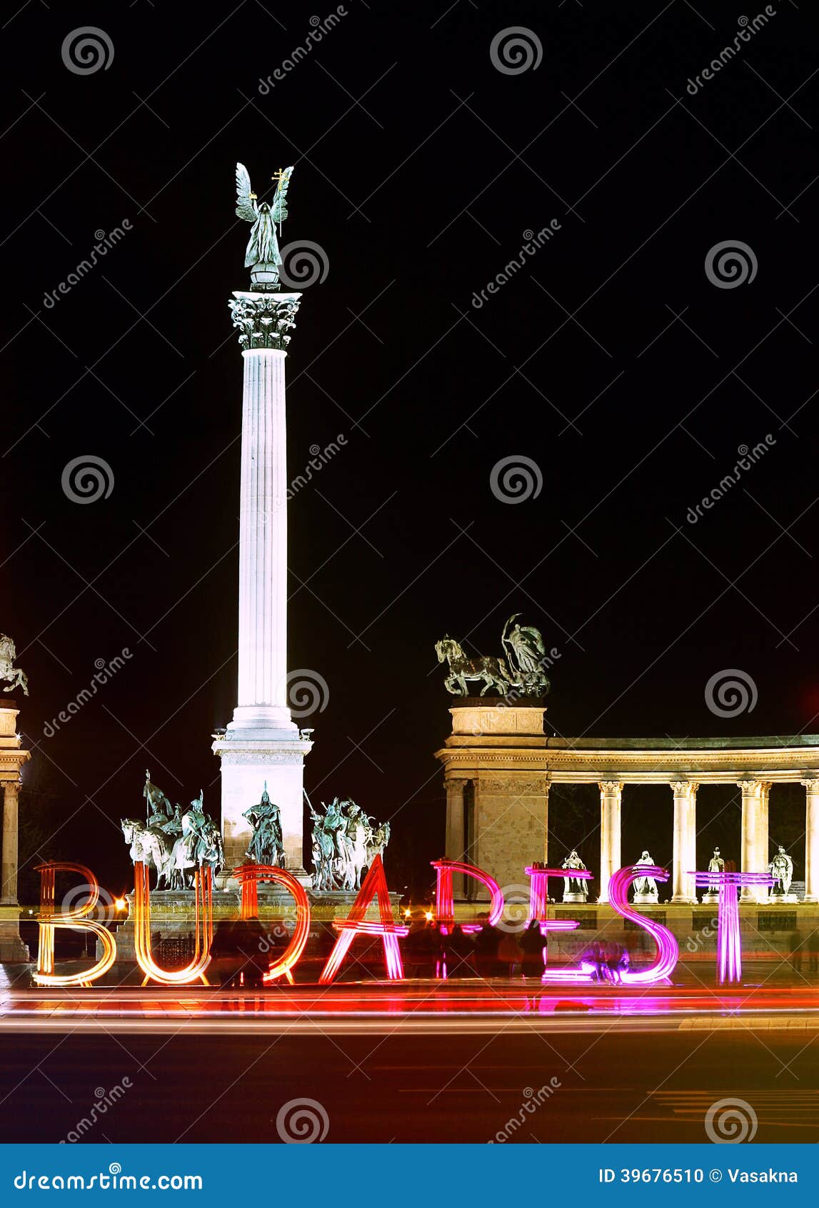 Colorful Letters of Budapest Stock Photo - Image of group, scene: 39676510