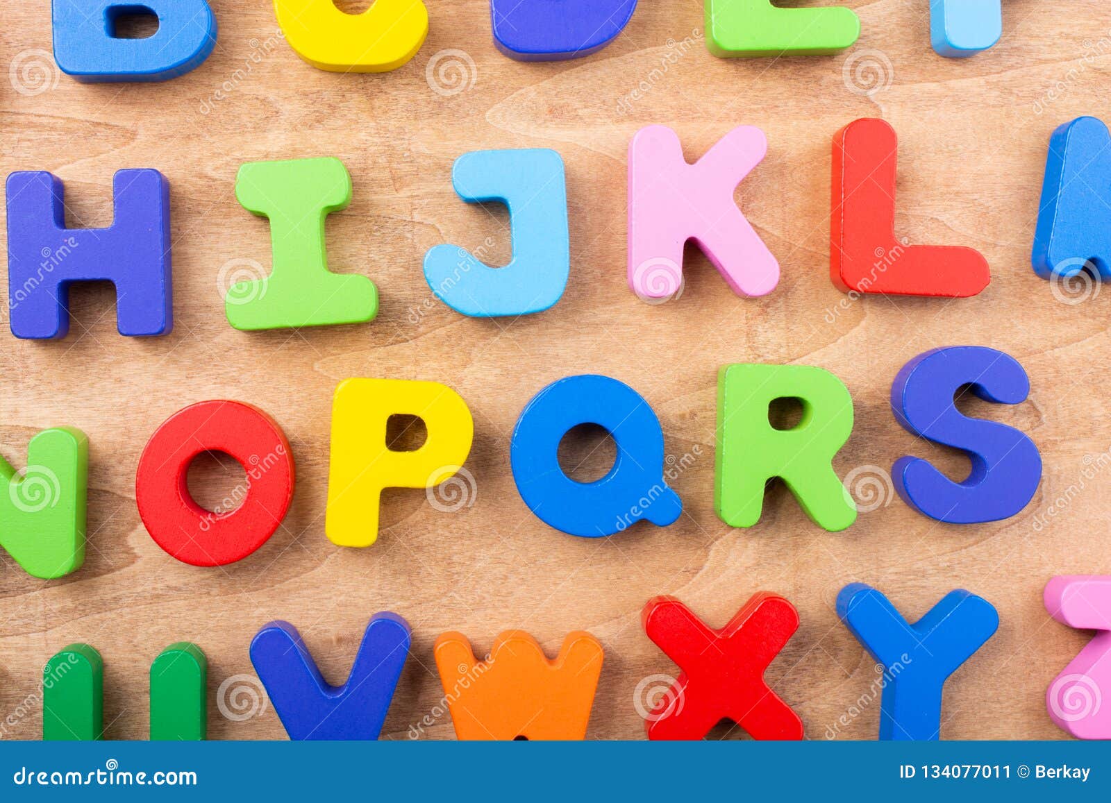 Colorful Letters Made of Wood Stock Image - Image of knowledge, mystery ...