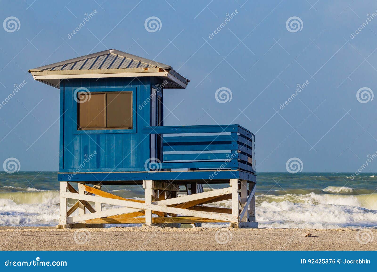 Colorful Lifeguard House on Beautiful Venice Beach, Florida-2-Edit ...