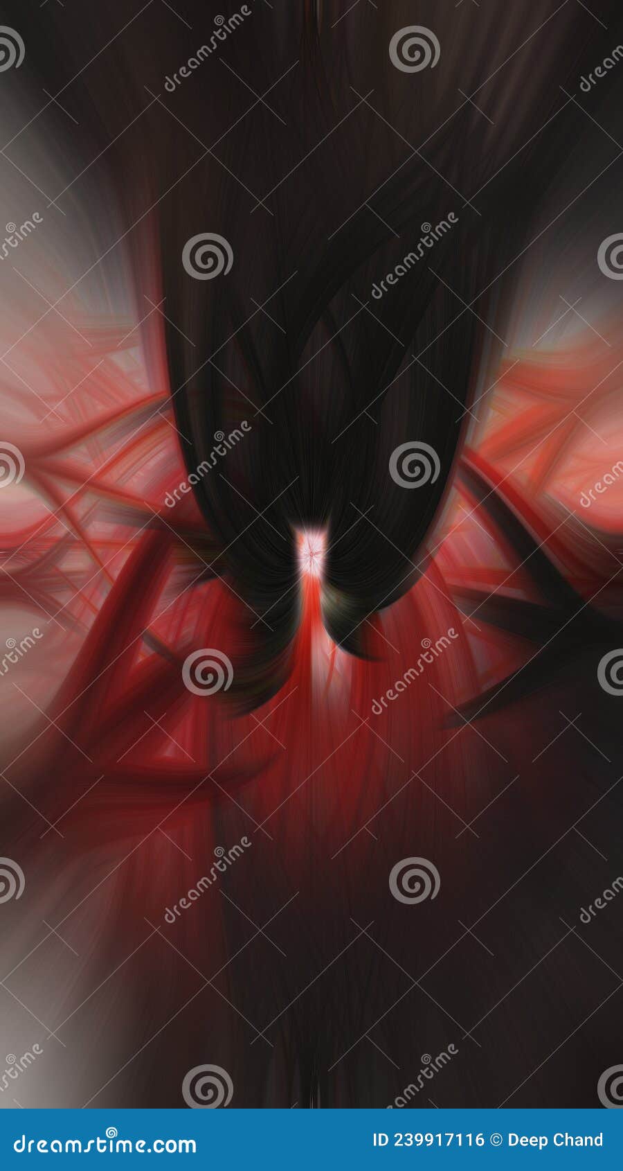 Colorful Light, Abstract Twisted Fibers Background Stock Illustration ...