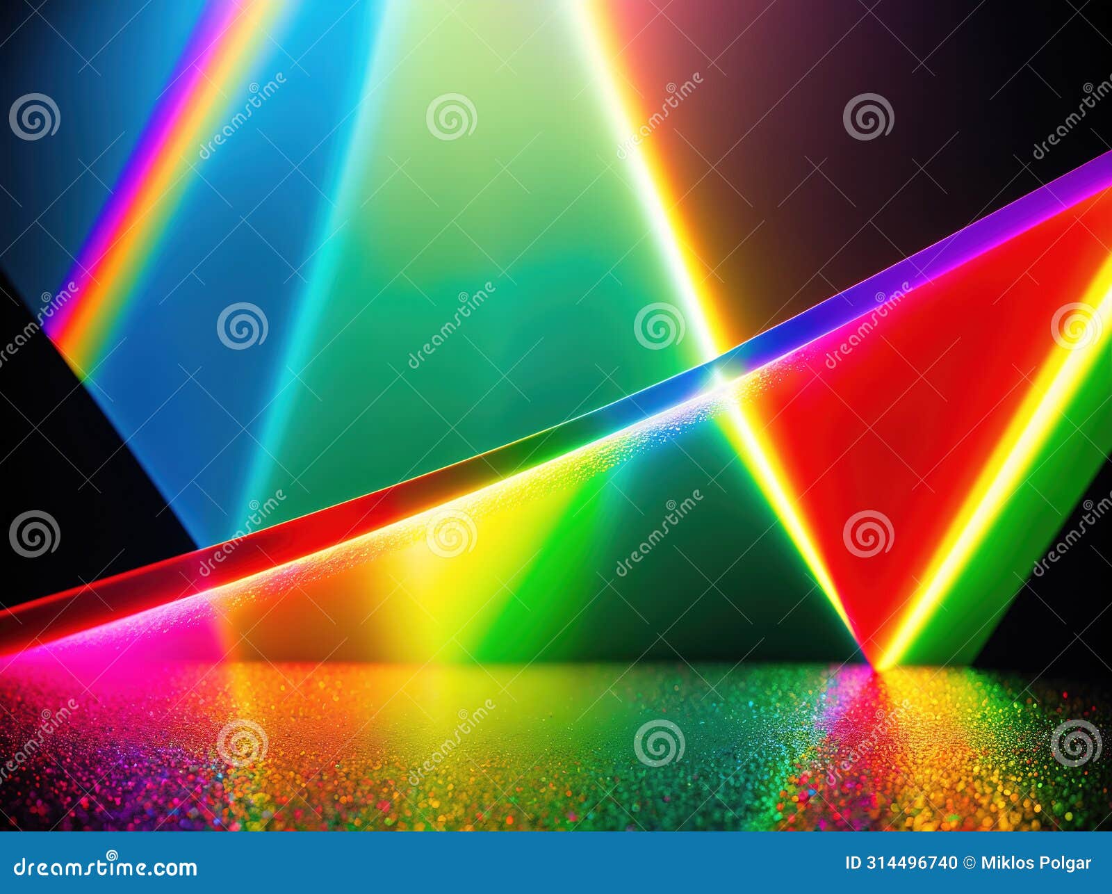 Colorful Light Beam stock photo. Image of vibrant, emanate - 314496740