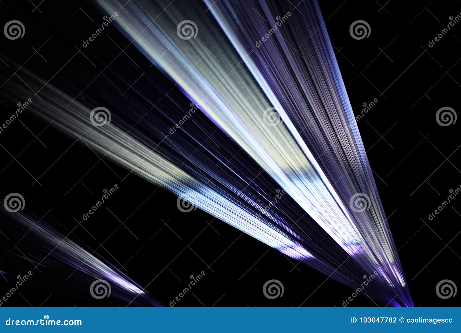 Colorful Light Beam from a Video Projection Stock Photo - Image of beam ...