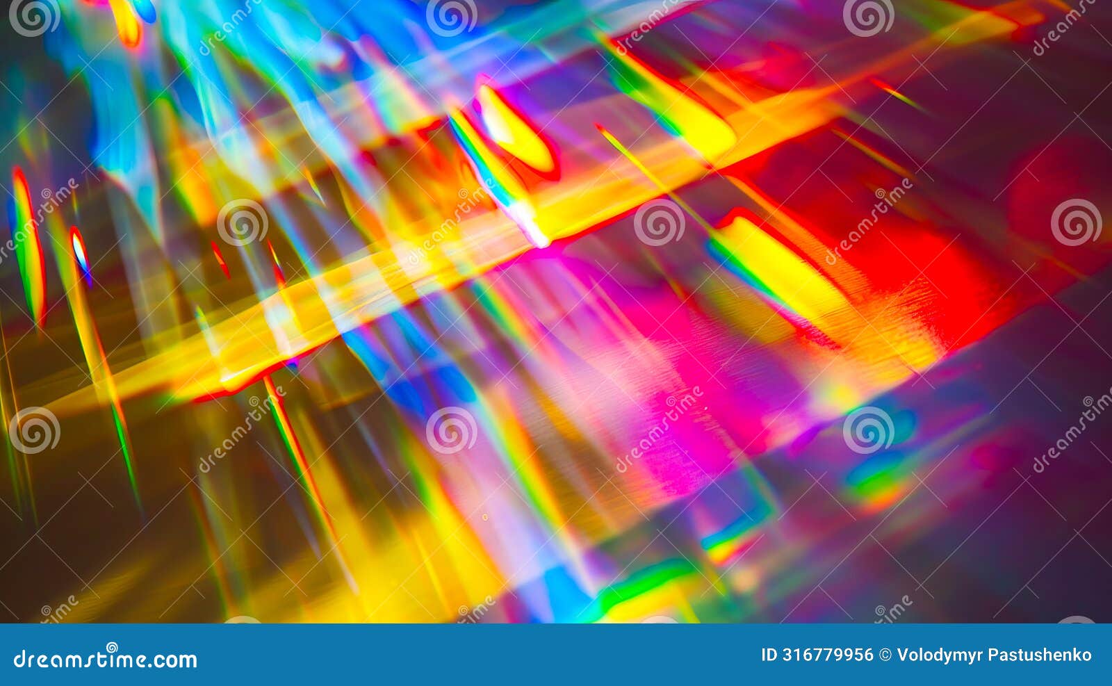 A Colorful Light Beams are Shown in this Image Stock Photo - Image of ...