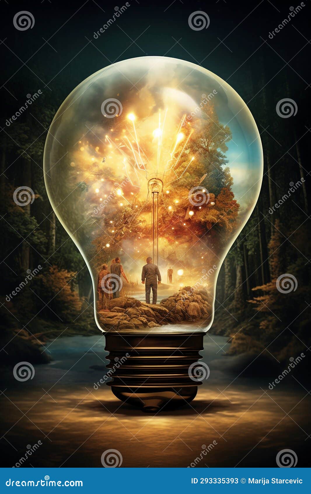 Colorful Light Bulb Illustration. Creative Ideas Unleashed: Exploring ...