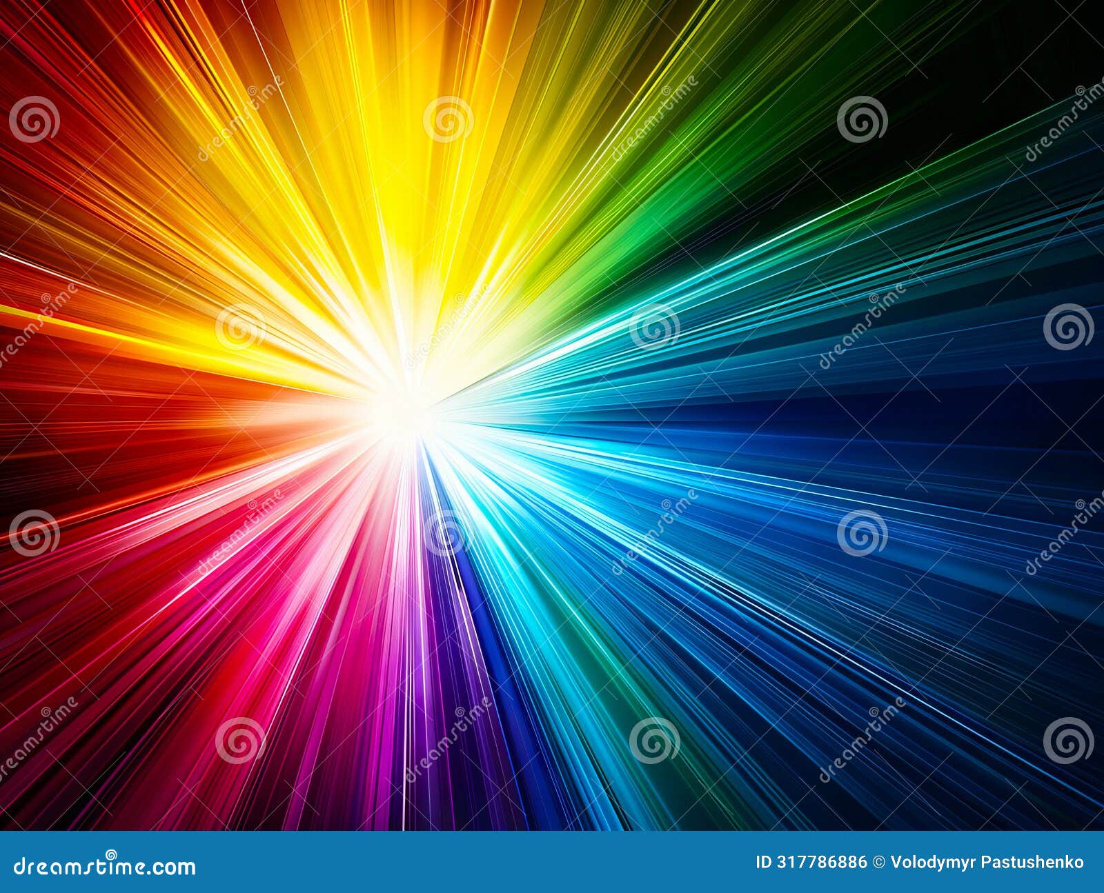 A Colorful Light Burst Background Stock Photo - Image of strip, burst ...