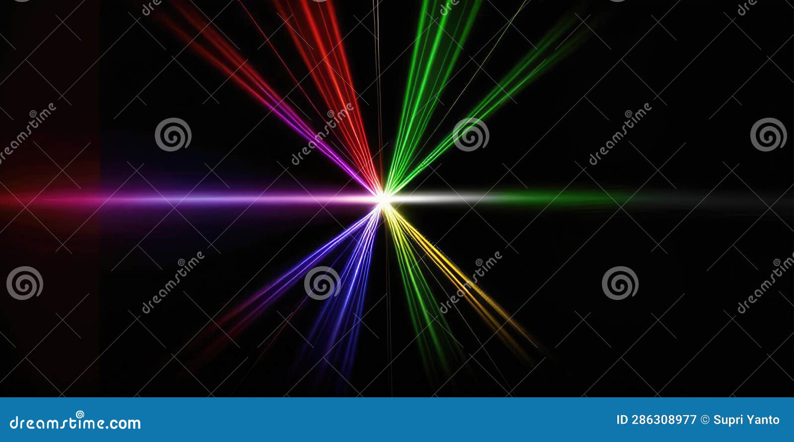 Colorful Light Effect in the Dark for Background Stock Illustration ...