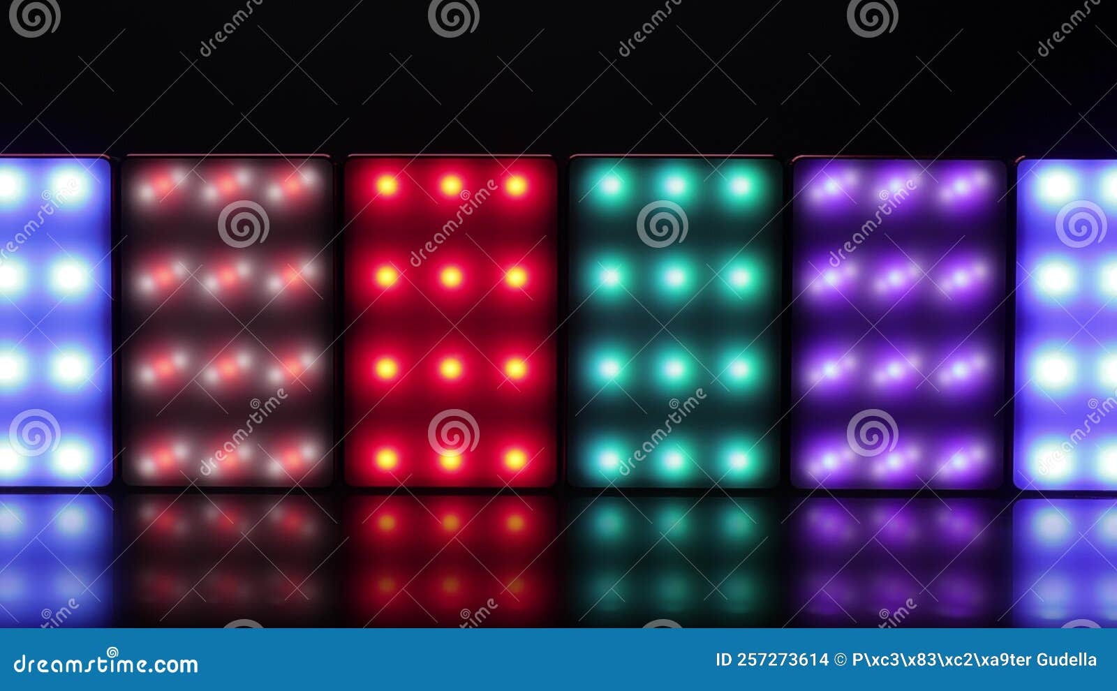 Colorful Led Lights Background Stock Footage - Video of background ...