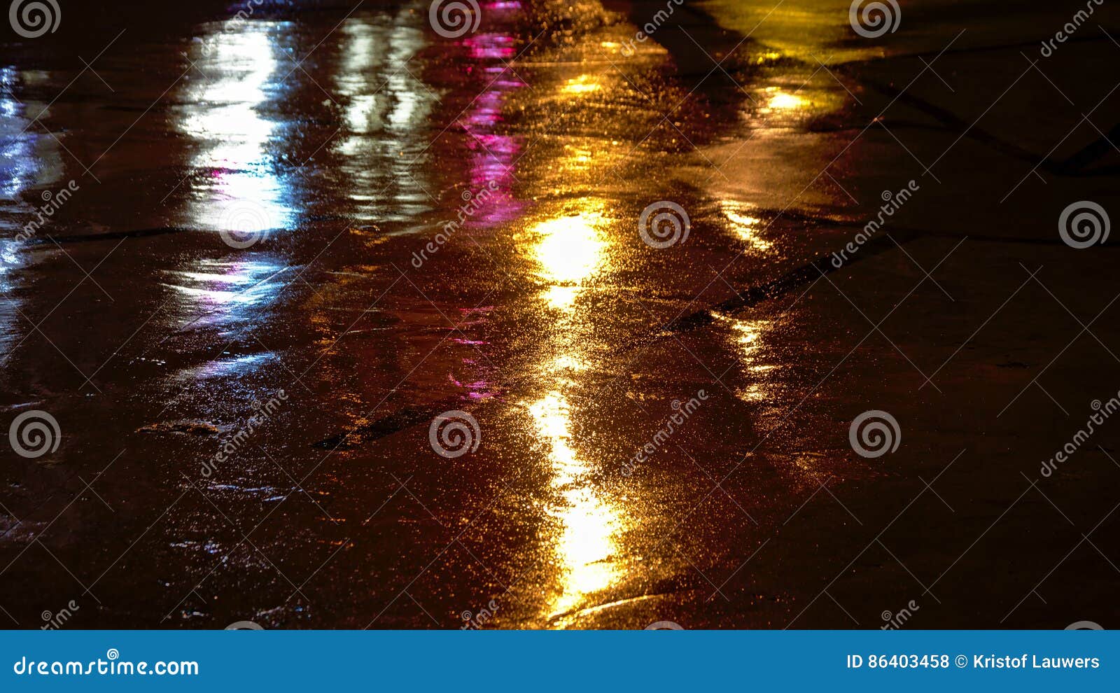 Colorful Light Reflections Background Stock Photo - Image of concrete ...