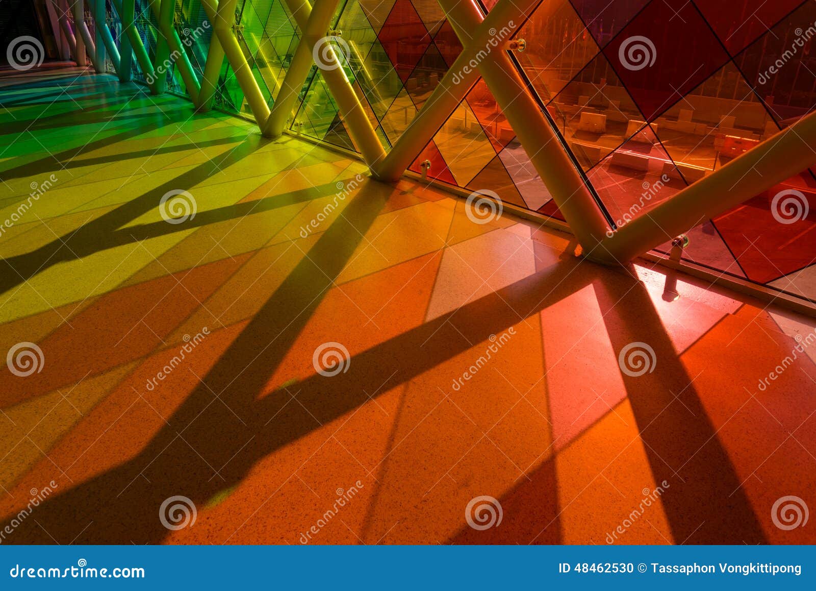 Colorful Light Shadow Glass Stock Photo - Image of light, decoration ...