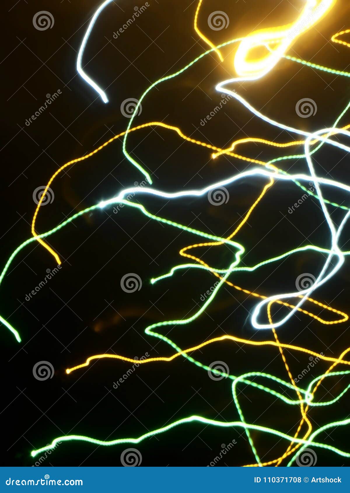 Glowing Light Streaks stock illustration. Illustration of abstract ...