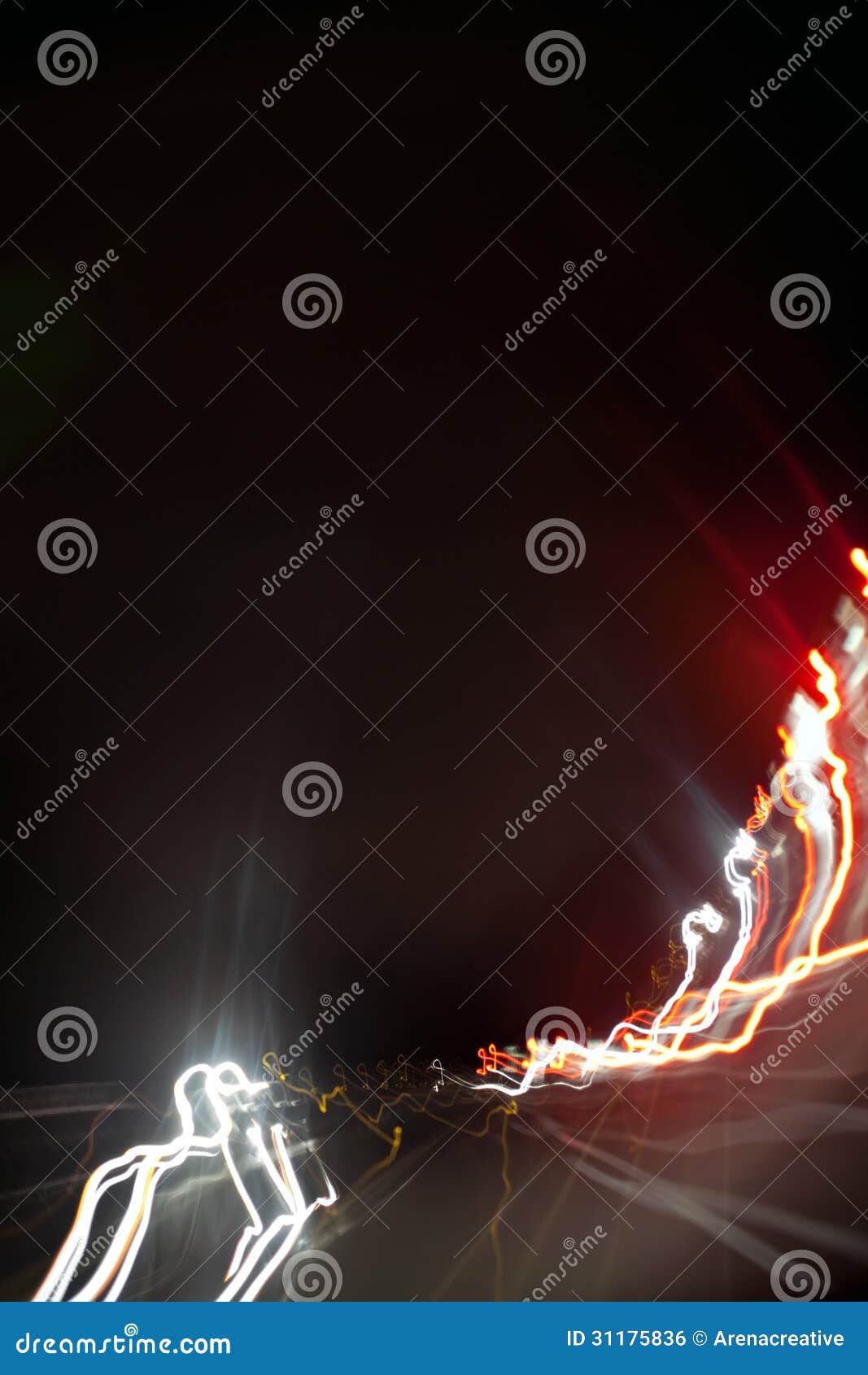 Colorful Light Trails Abstract Stock Photo - Image of backdrop ...
