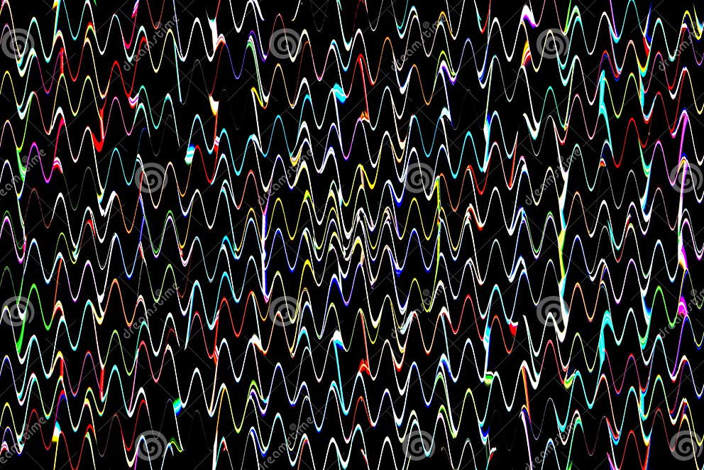 Colorful Light Wave Pattern .abstract Lighting Curve Background Stock ...