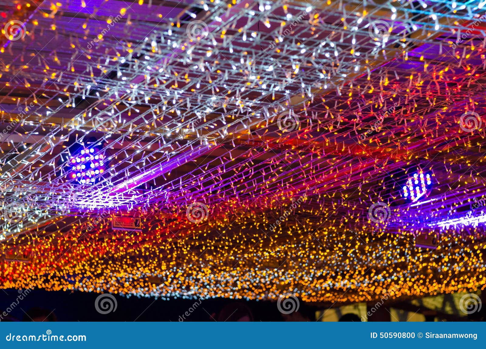 Colorful Lighting Design Decoration Stock Photo - Image of digital ...
