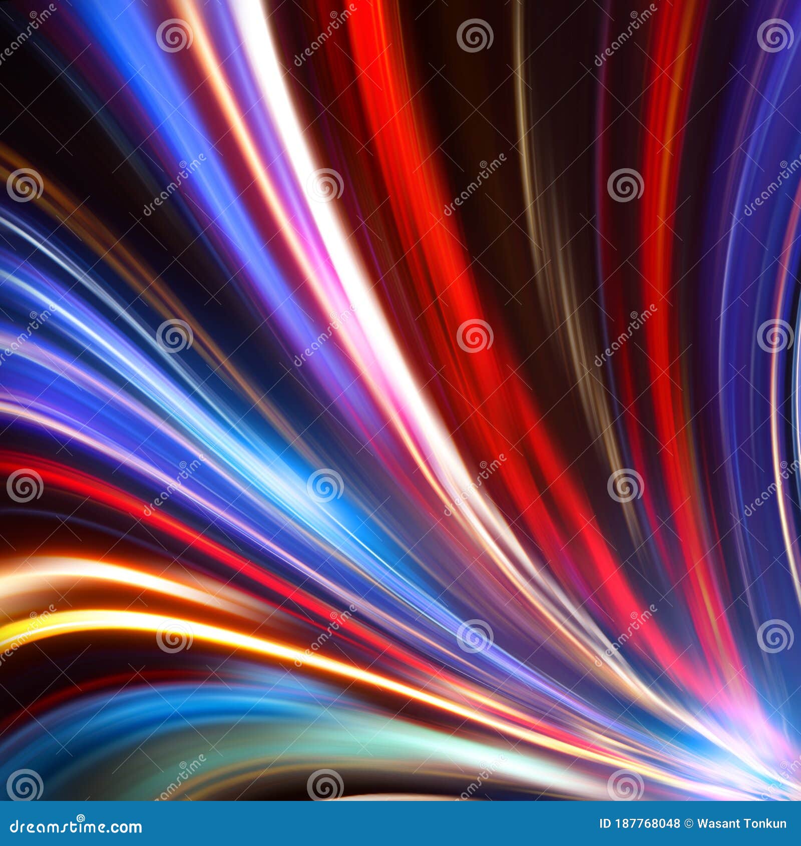 Colorful lighting of speed stock illustration. Illustration of abstract ...