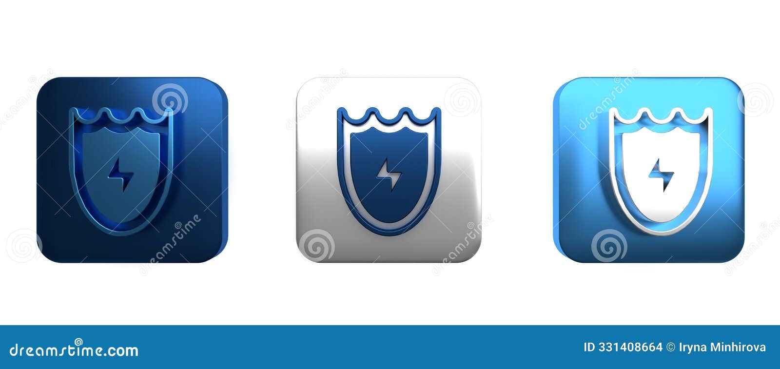 Safe Energy Line Icon. Thunderbolt Sign. Electric Power. Minimal Line ...