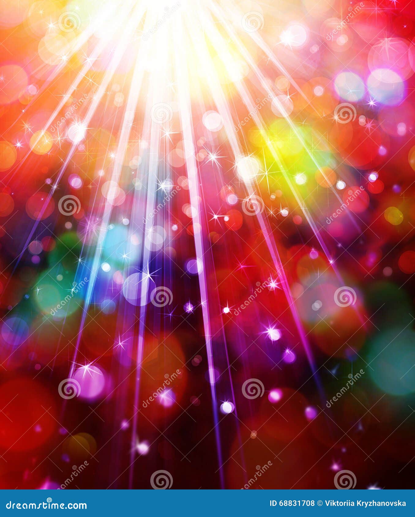 Colorful Lights Background. Stock Illustration - Illustration of flash ...