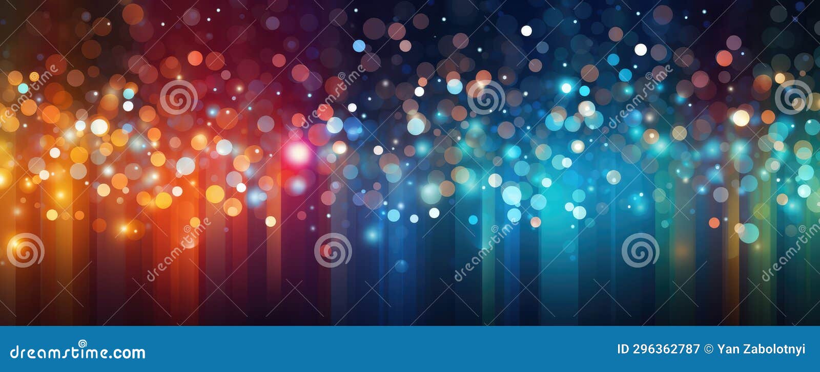 Colorful Lights Background in Vector Format Space for Text Stock ...