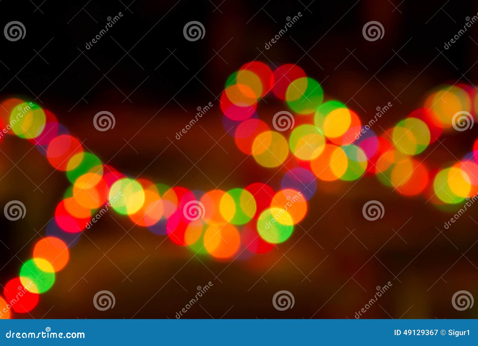 Colorful Lights Out of Focus Stock Image - Image of blurred, round ...