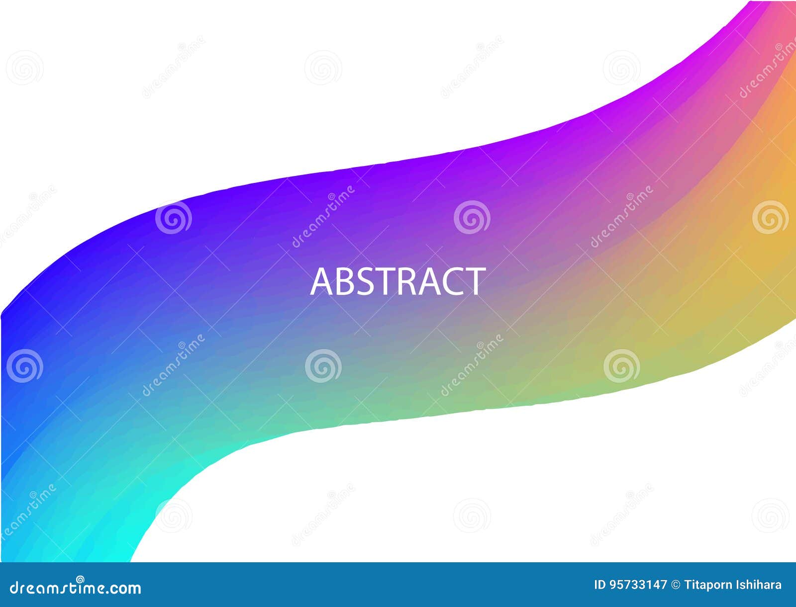 Colorful Line Abstract Background Vector Stock Vector - Illustration of ...