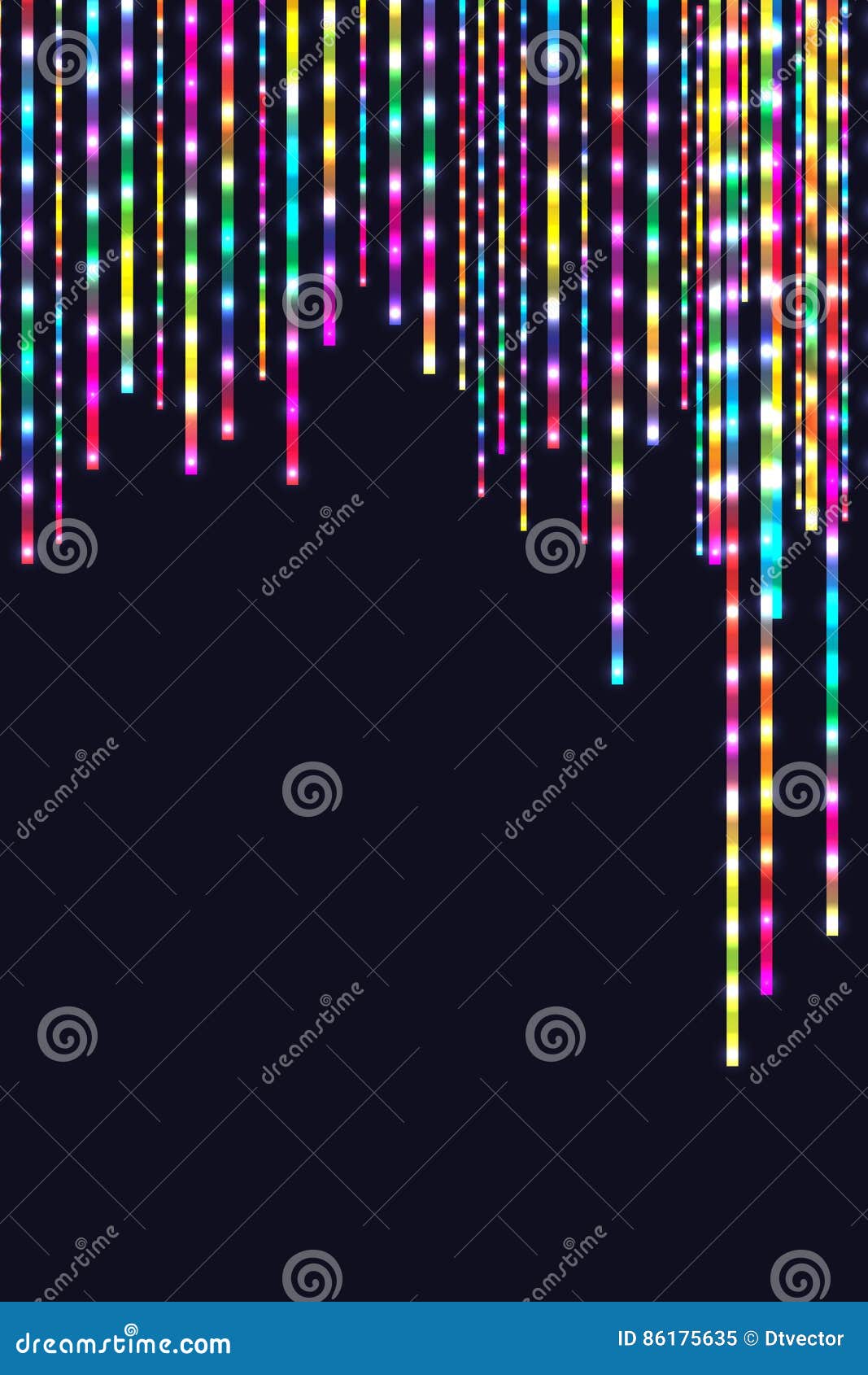 Colorful Line Drop Bright RGB Stock Vector - Illustration of ...