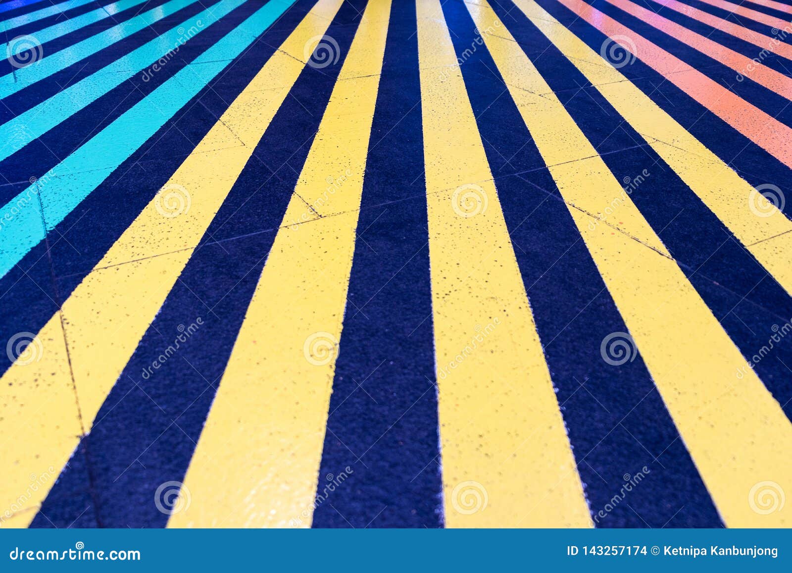 Colorful Line on the Floor stock photo. Image of floor - 143257174