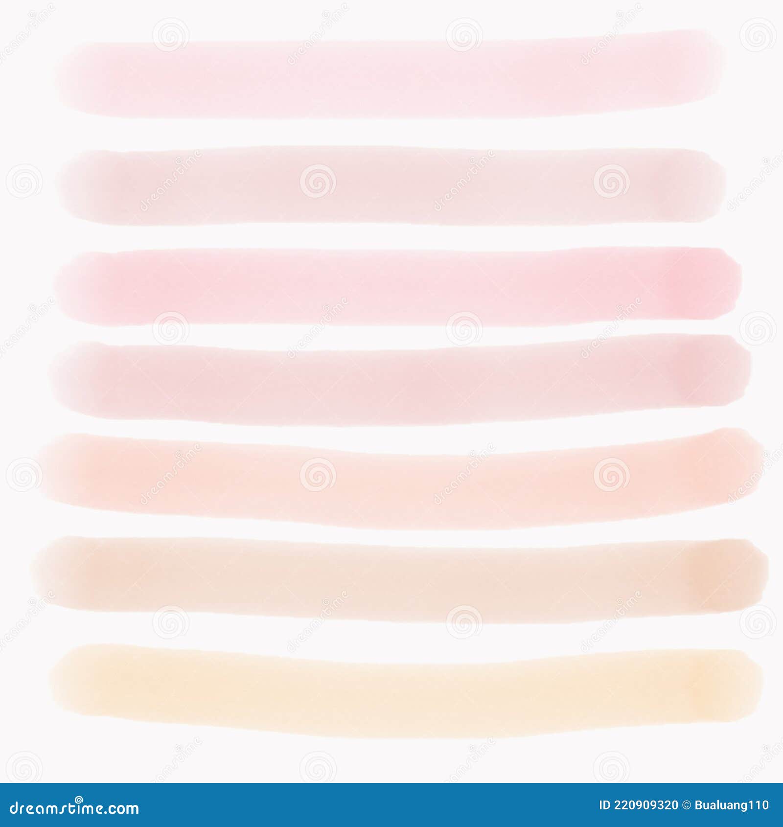 A Colorful Line on a Pastel Background. Stock Illustration ...
