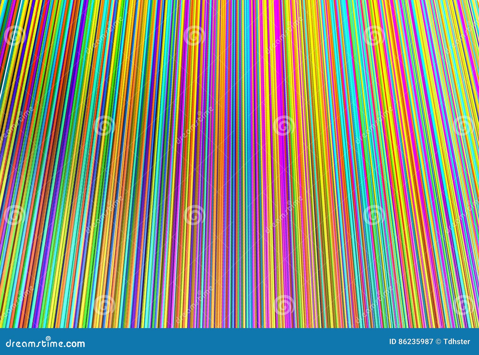 Colorful of Line Threads, 3d Illustration Stock Image - Image of ...