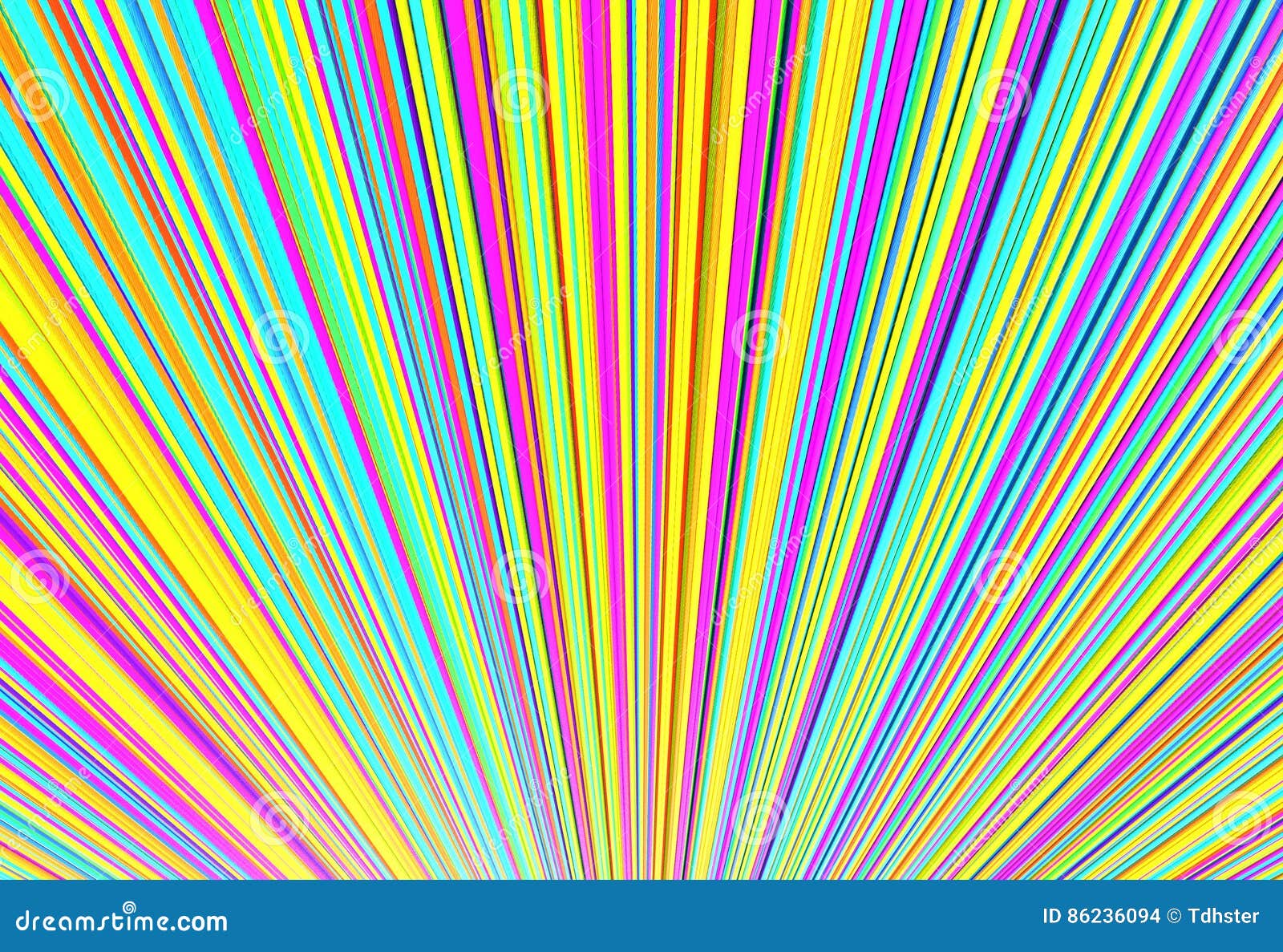 Colorful of Line Threads, 3d Illustration Stock Photo - Image of ...