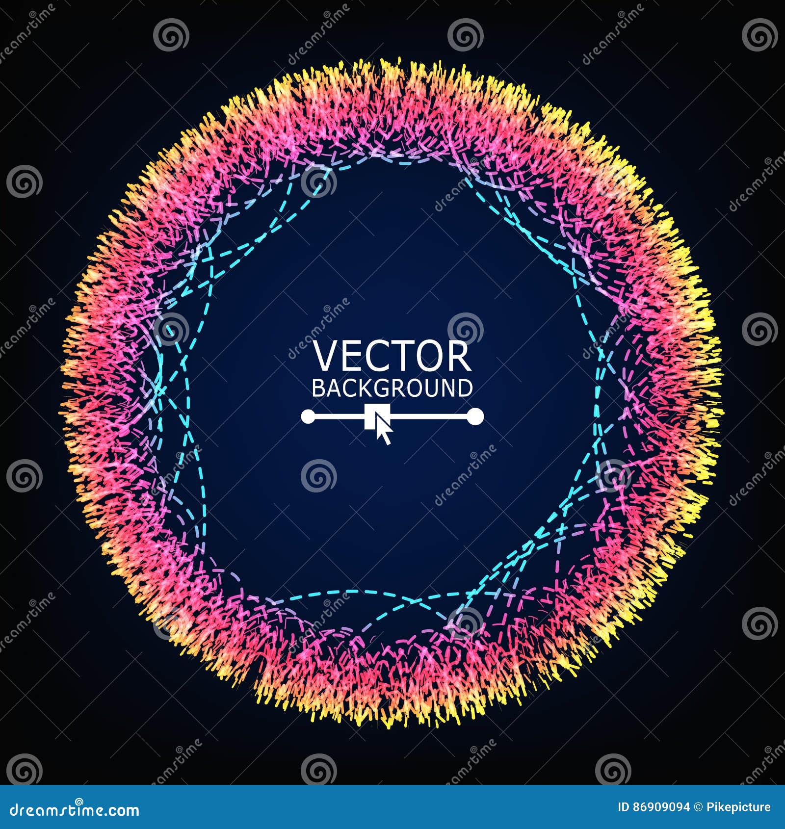 Colorful Lines. Abstract Geometric Flash Vector Background Stock Vector ...