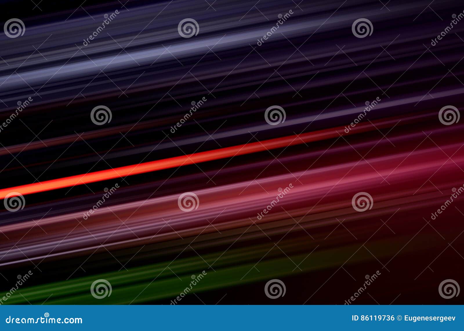 Colorful Lines Blurred Pattern on Black Stock Illustration ...