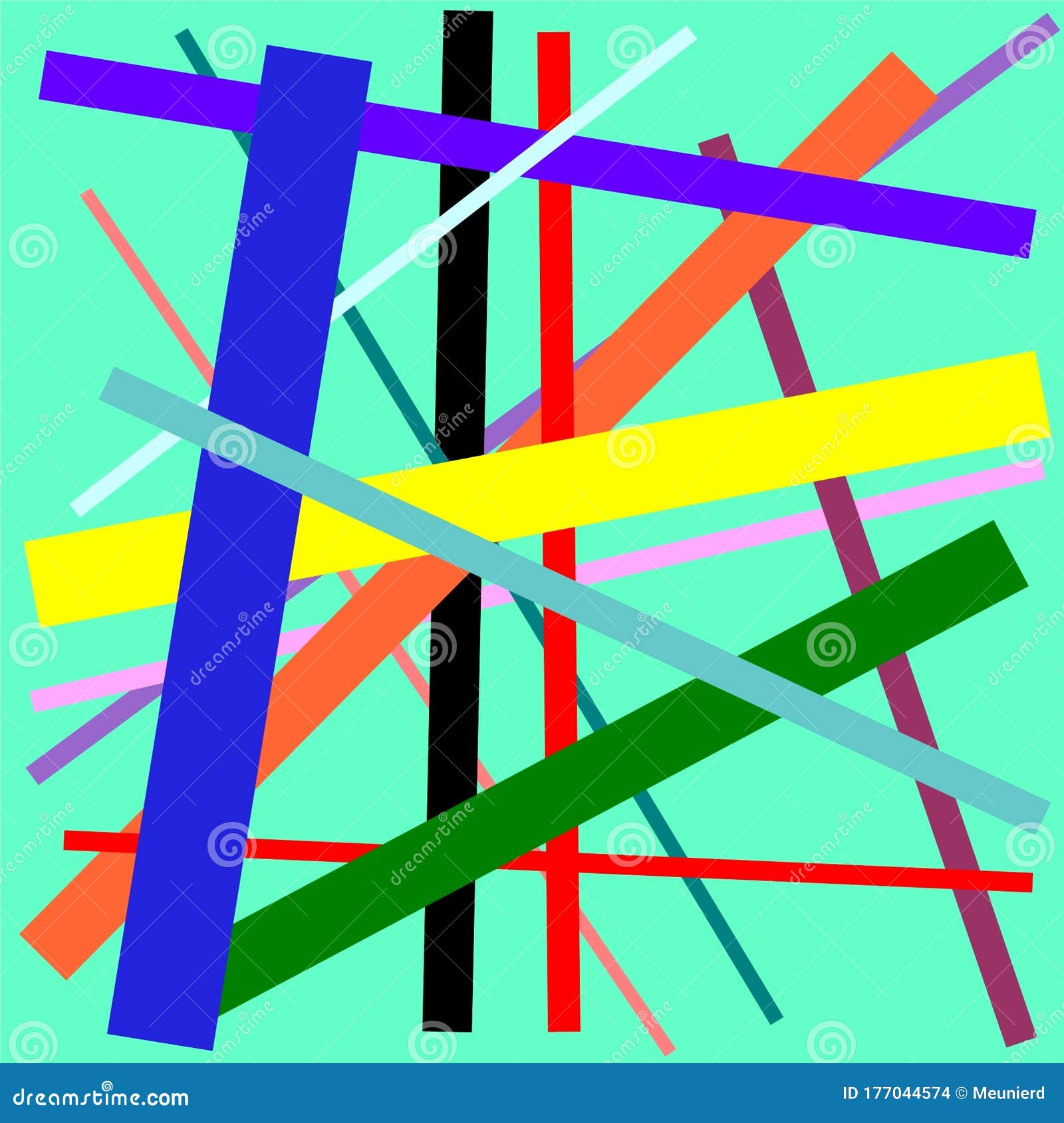 Colorful lines mess stock illustration. Illustration of background ...