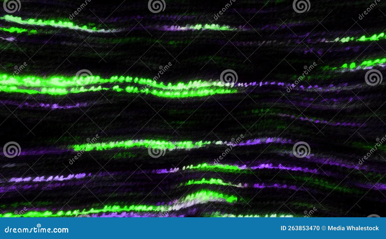 Colorful Lines Move with Glitch Effect. Motion. Computer Background ...