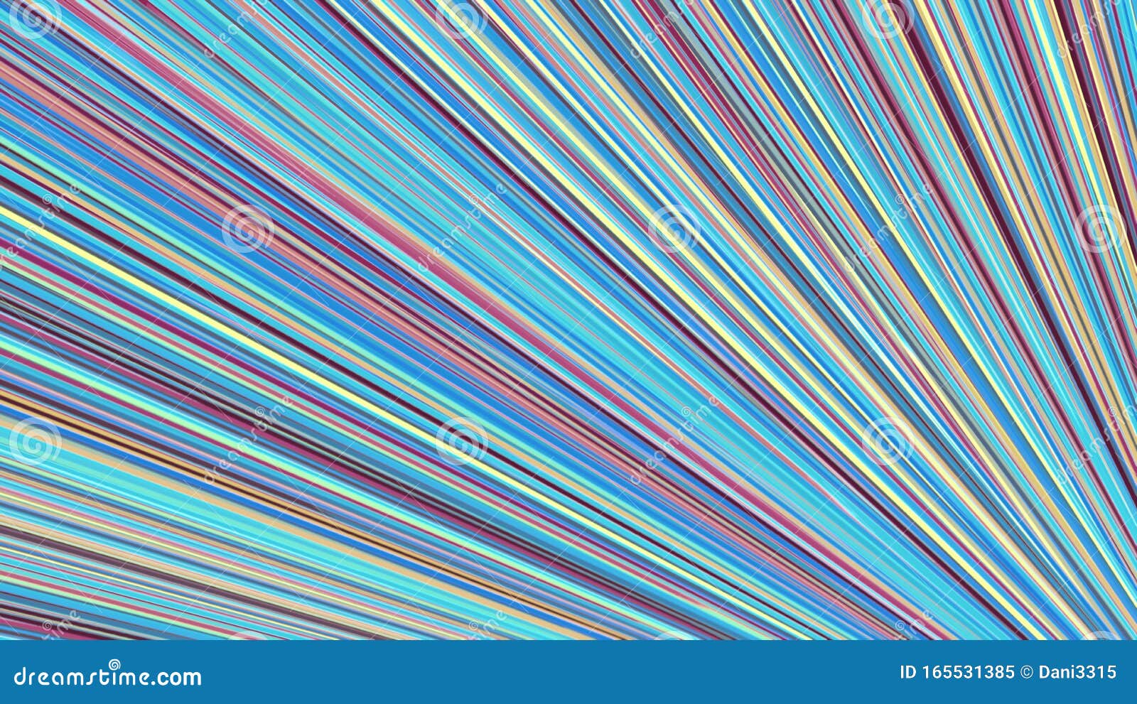 Colorful Lines Spreading Out. Abstract Background Stock Image - Image ...