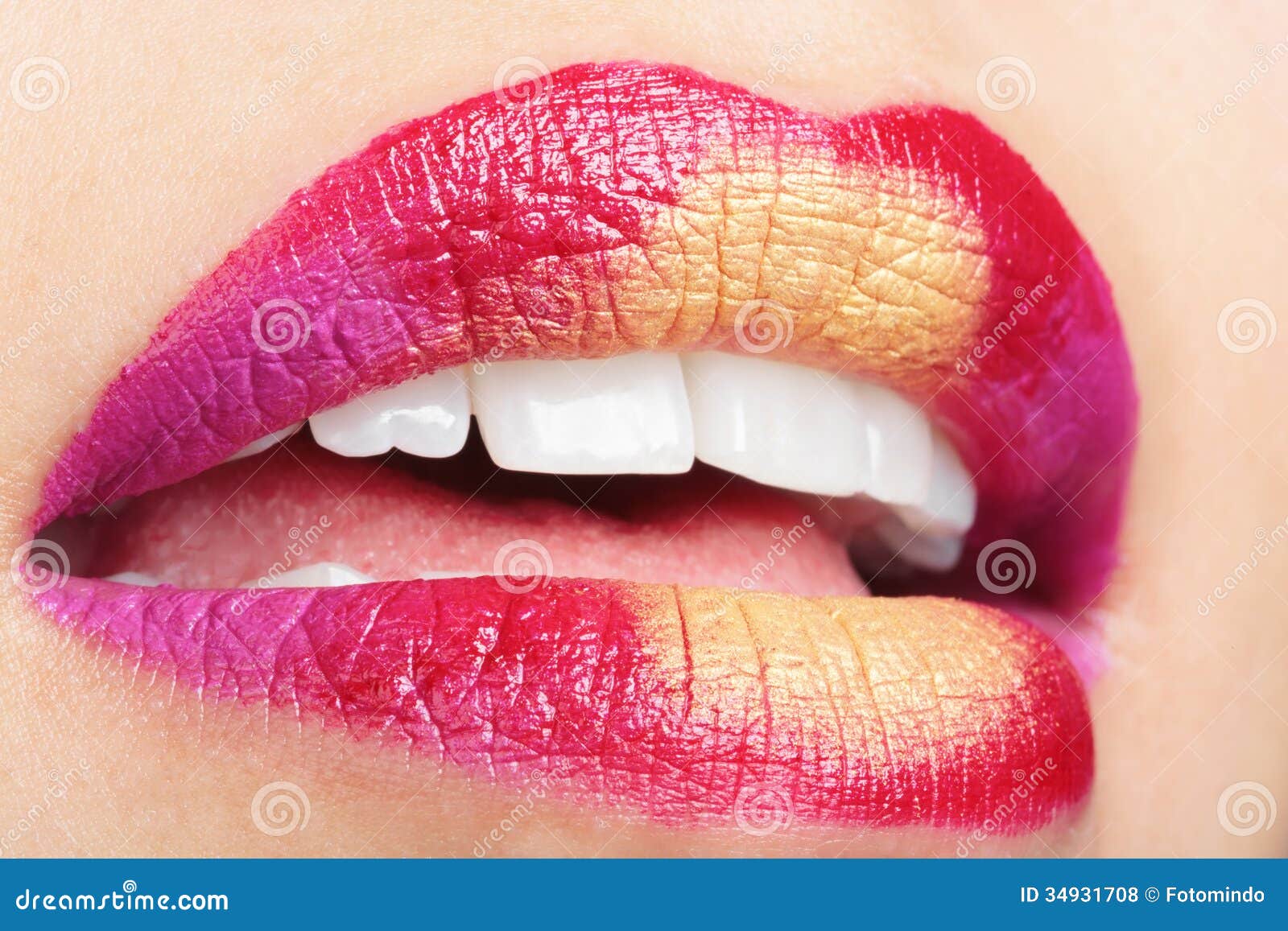 Colorful lips stock photo. Image of attractiveness, color - 34931708