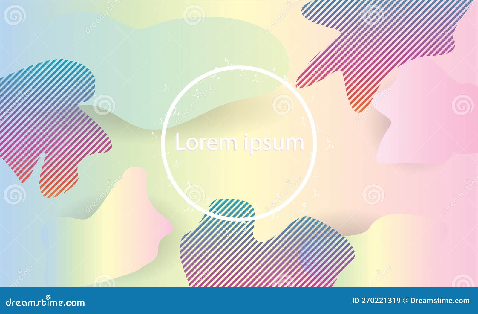 Colorful Liquid. Dynamical Colored Forms and Line. Stock Illustration ...