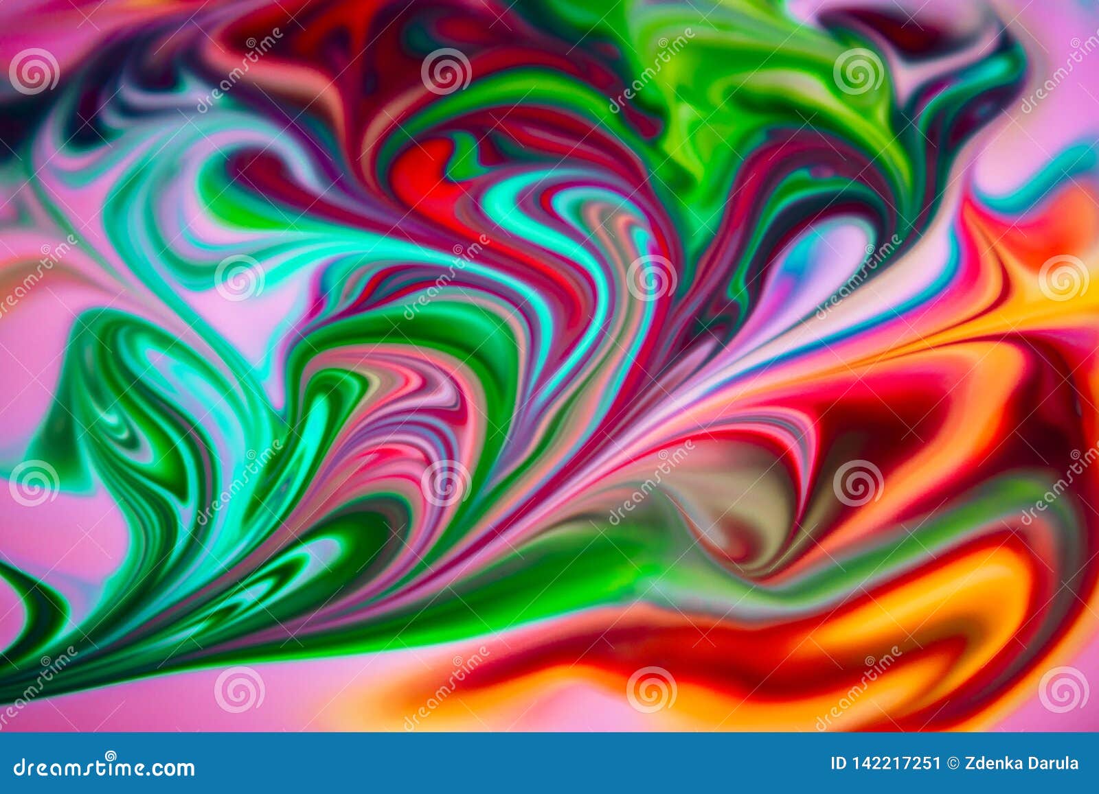 Abstract Colors Mixed Together Stock Image - Image of timeless, modern ...
