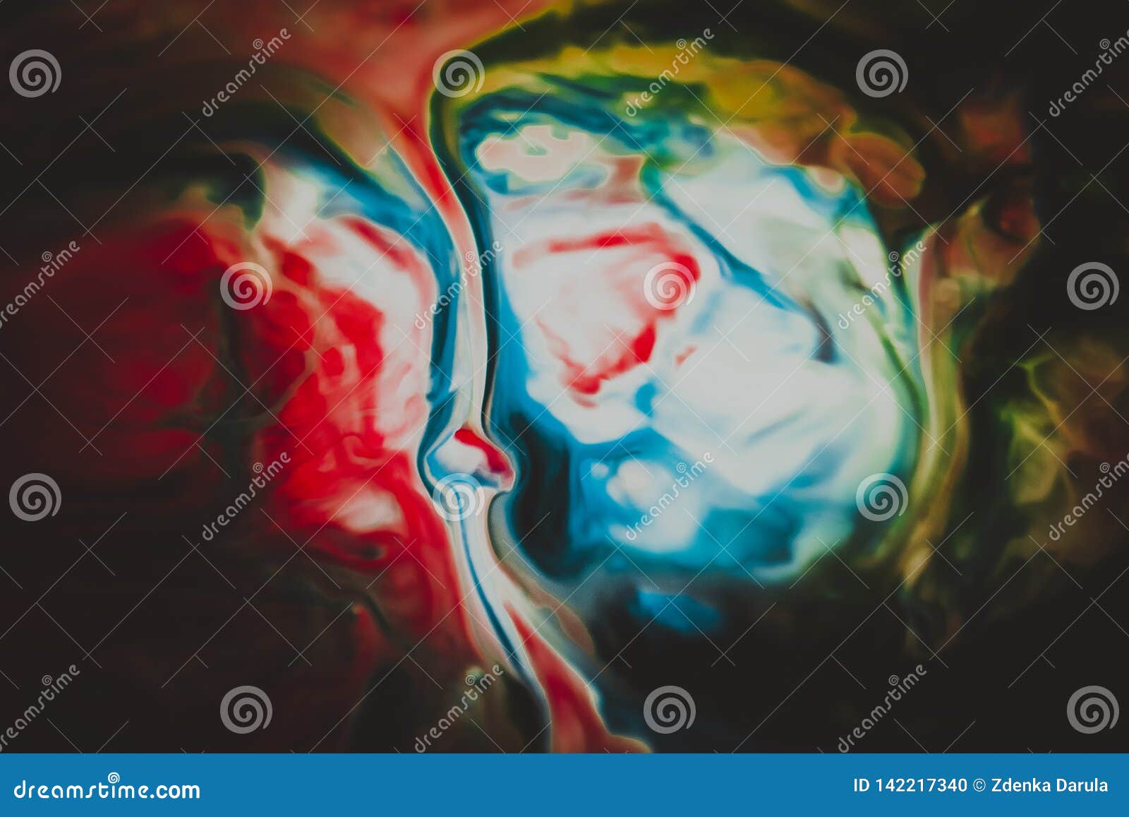 Abstract Colors Mixed Together Stock Photo - Image of mixing, design ...