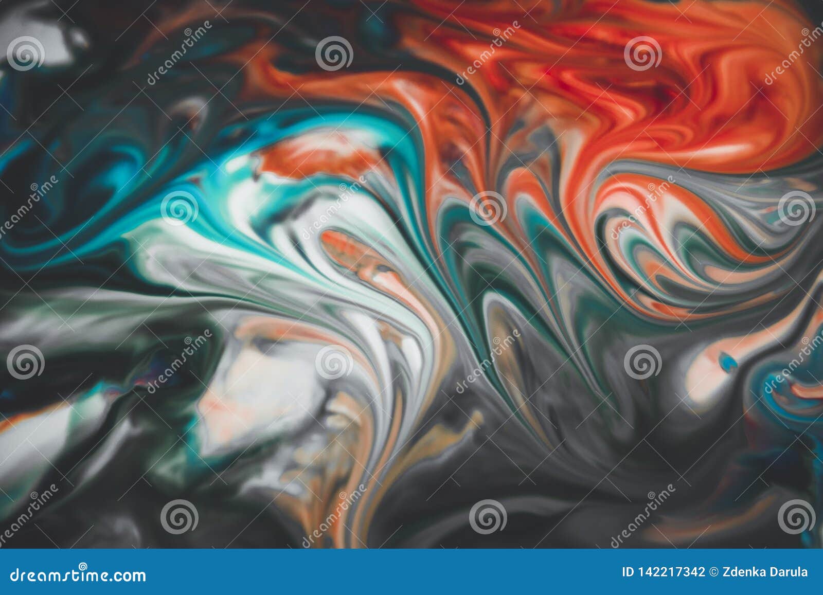 Abstract Colors Mixed Together Stock Photo - Image of shapes, magical ...
