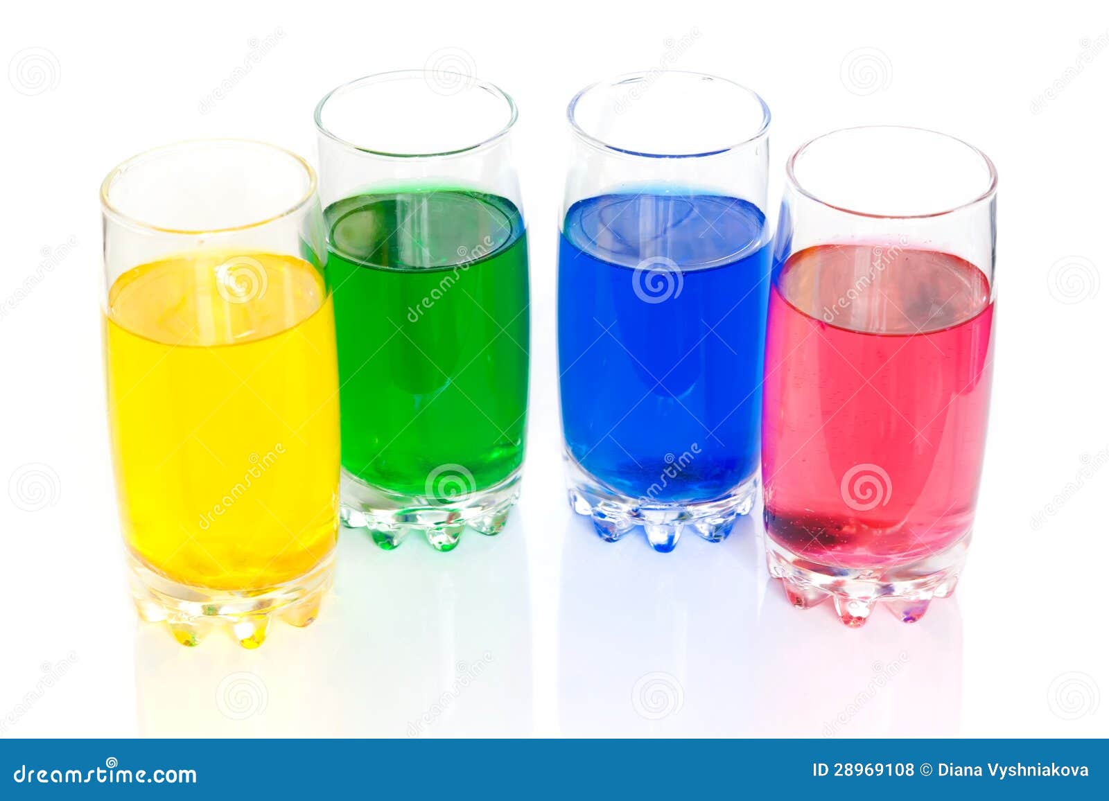 Colorful liquids stock photo. Image of multicolored, yellow - 28969108