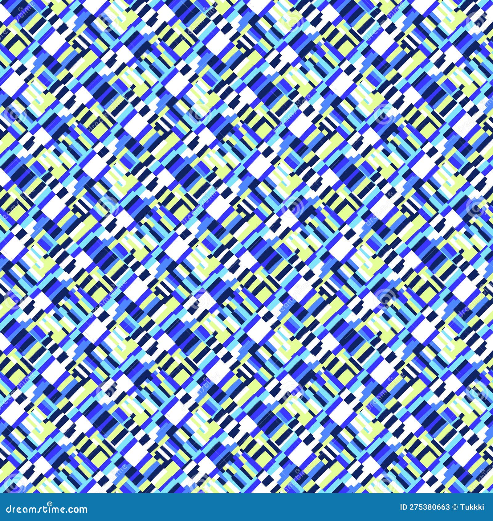 Colorful little square stock vector. Illustration of checks - 275380663