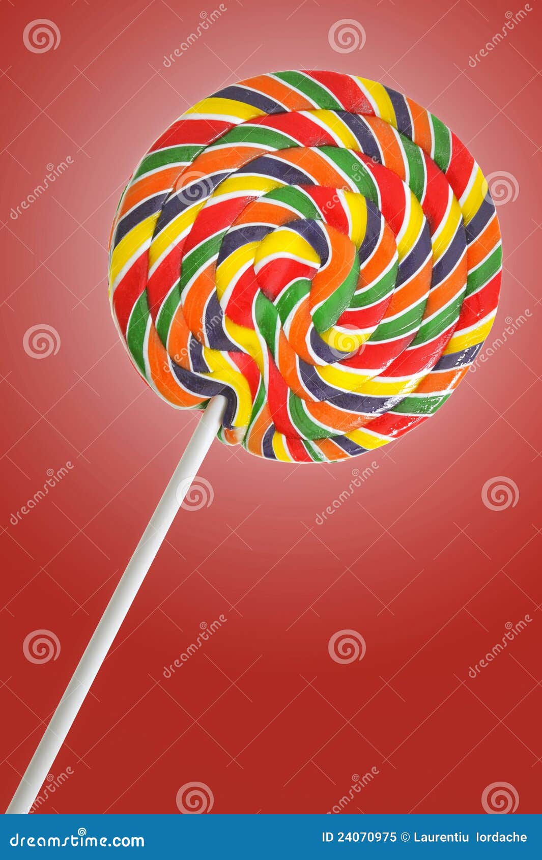 Colorful lollipop stock image. Image of stick, confection - 24070975