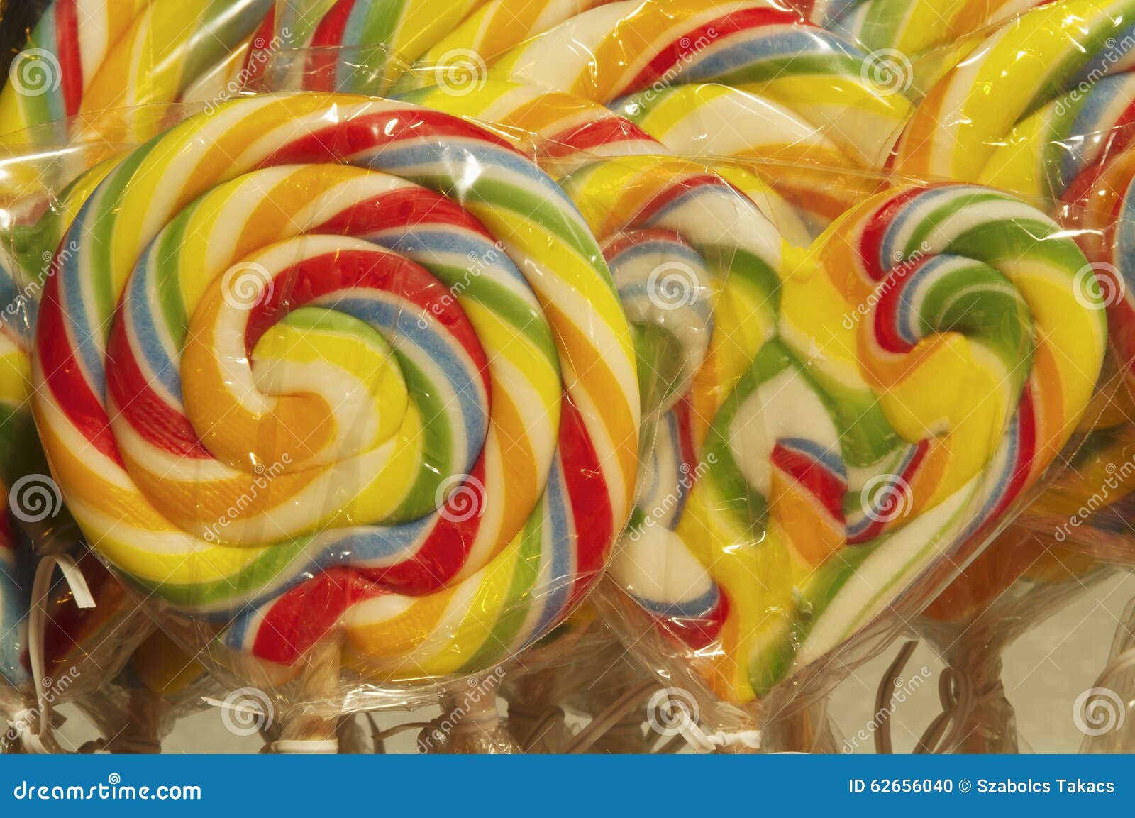 Colorful Lollipop Candy Macro Stock Photo - Image of colors, lollipop ...
