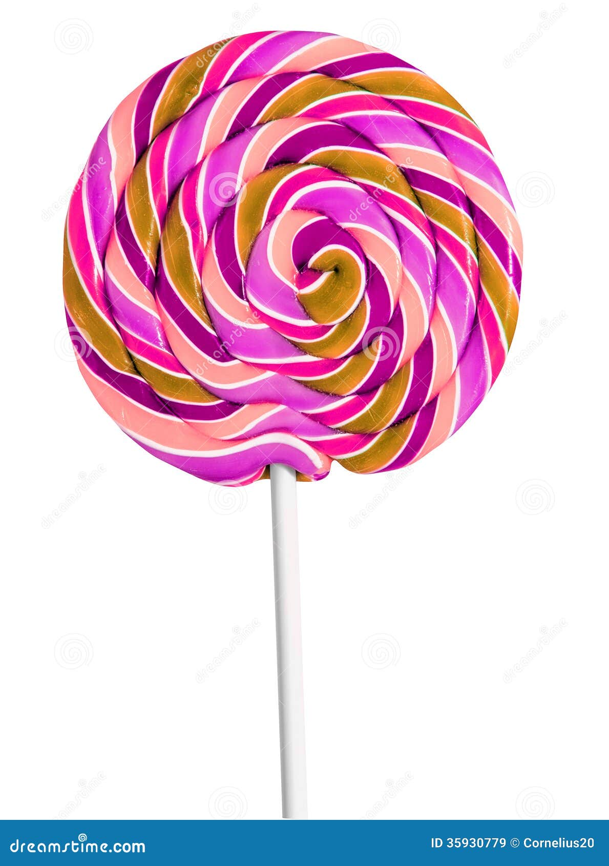 Colorful lollipop stock image. Image of spiral, orange - 35930779