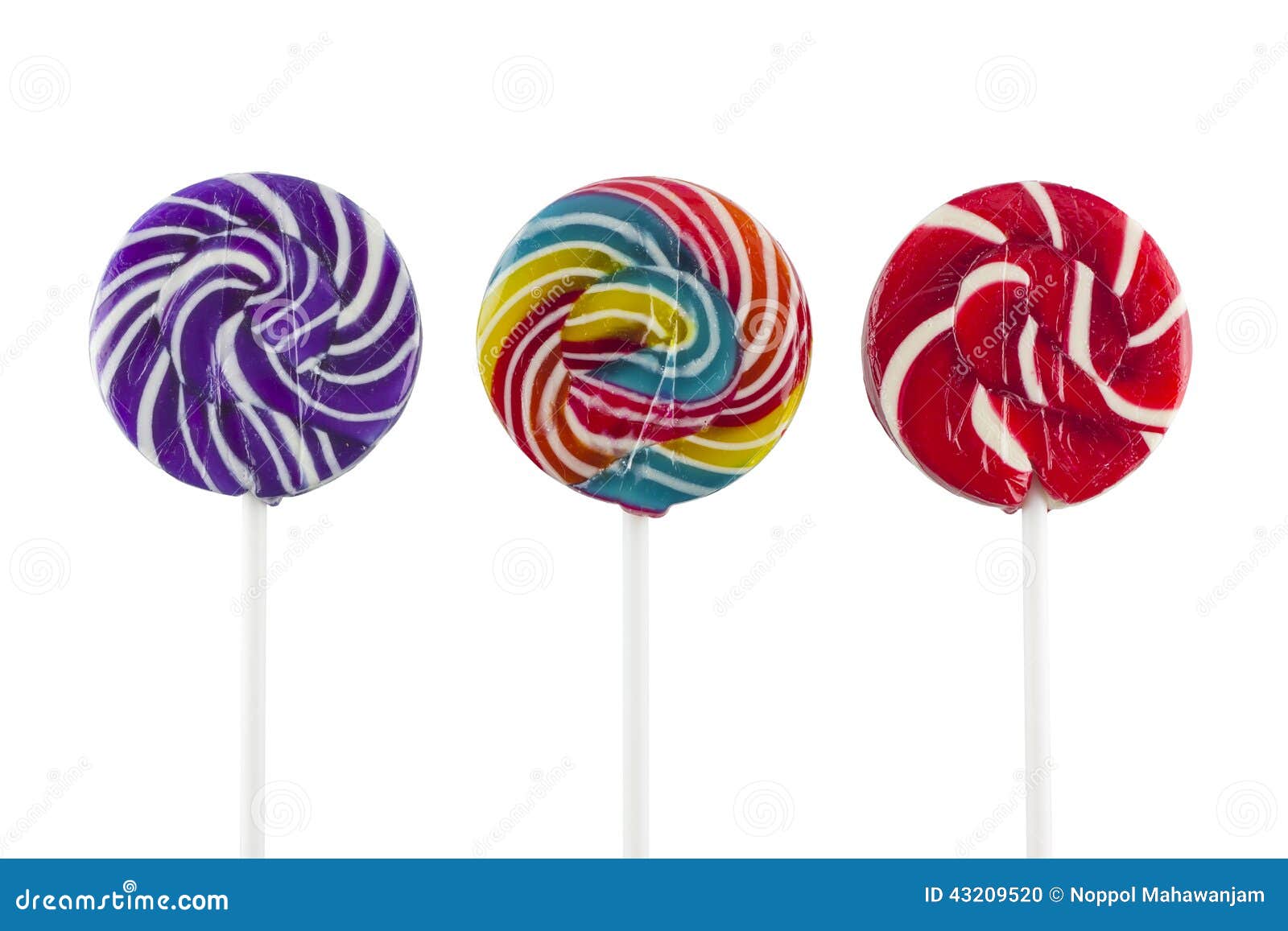 Colorful lollipop stock photo. Image of rainbow, sugary - 43209520